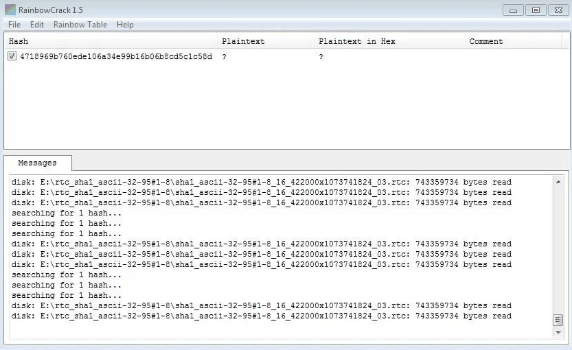 RainbowCrack & How To Use Rainbow Crack With Rainbow Tables - Darknet ...