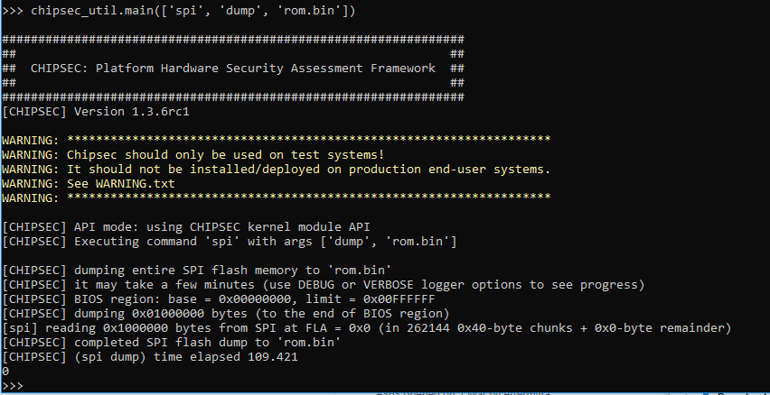 CHIPSEC - Platform Security Assessment Framework For Firmware Hacking - Darknet - Hacking Tools ...