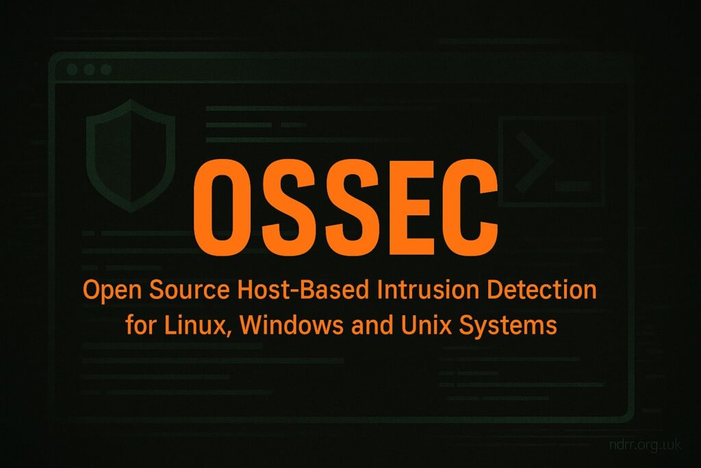 OSSEC - Open Source Host-Based Intrusion Detection for Linux, Windows and Unix Systems